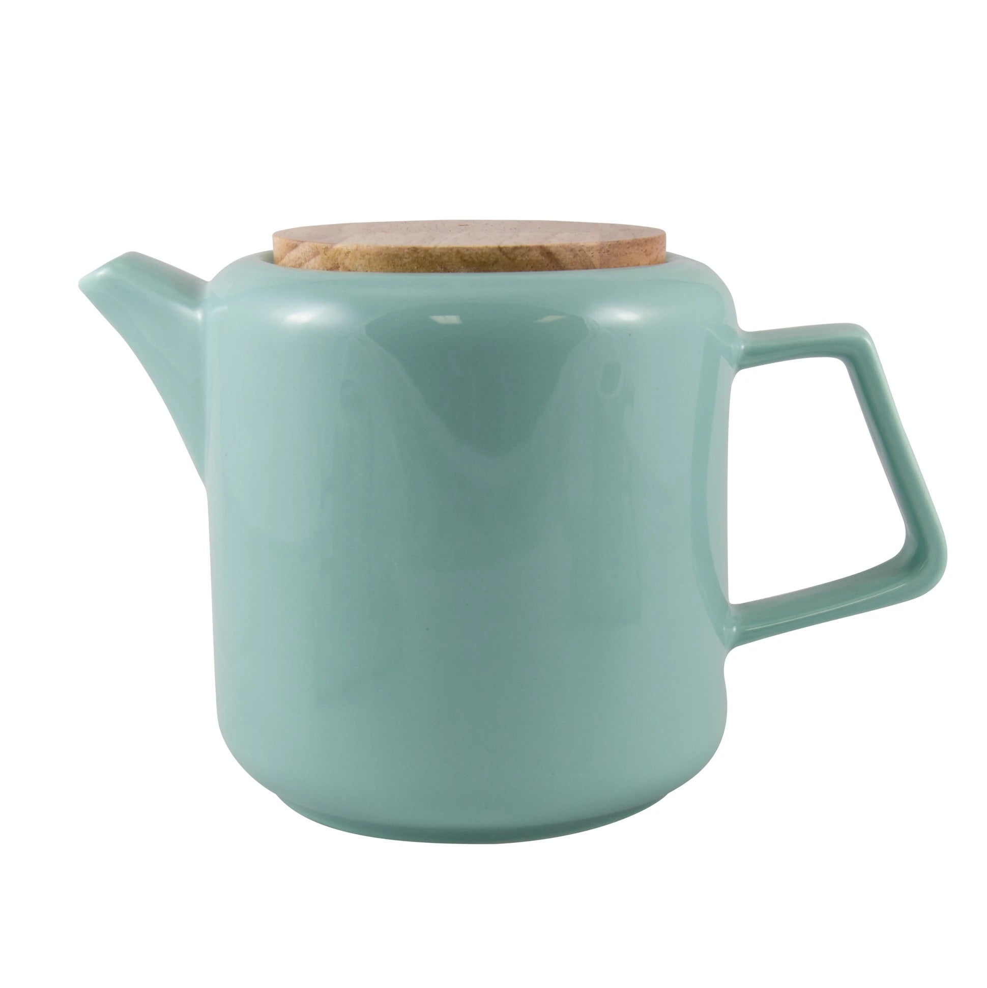 Modern Ceramic Teapot with Infuser - Aqua Mist – Something Beautiful ...